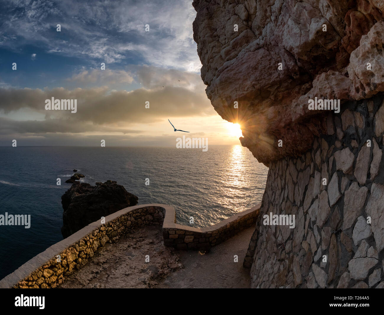 Nazare lighthouse hi-res stock photography and images - Alamy