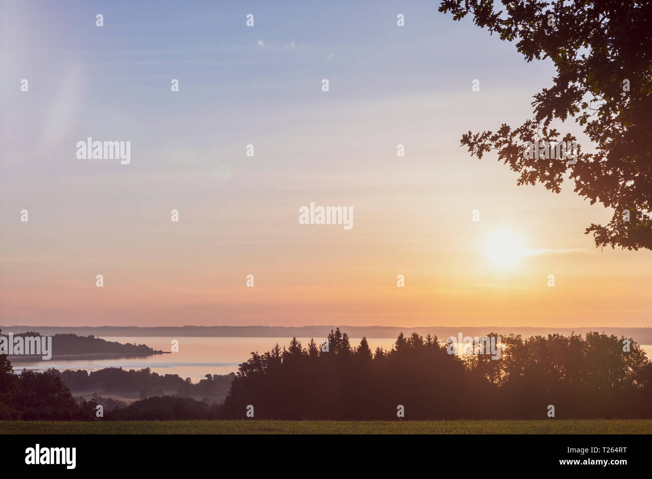 Prien lake chiemsee sunset hi-res stock photography and images - Alamy