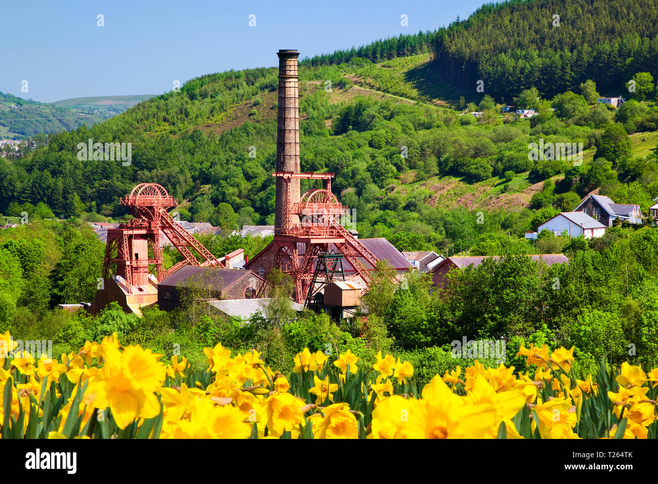 Rhondda Heritage Park, Colliery Pit, Rhondda Valley, Wales, UK Stock ...