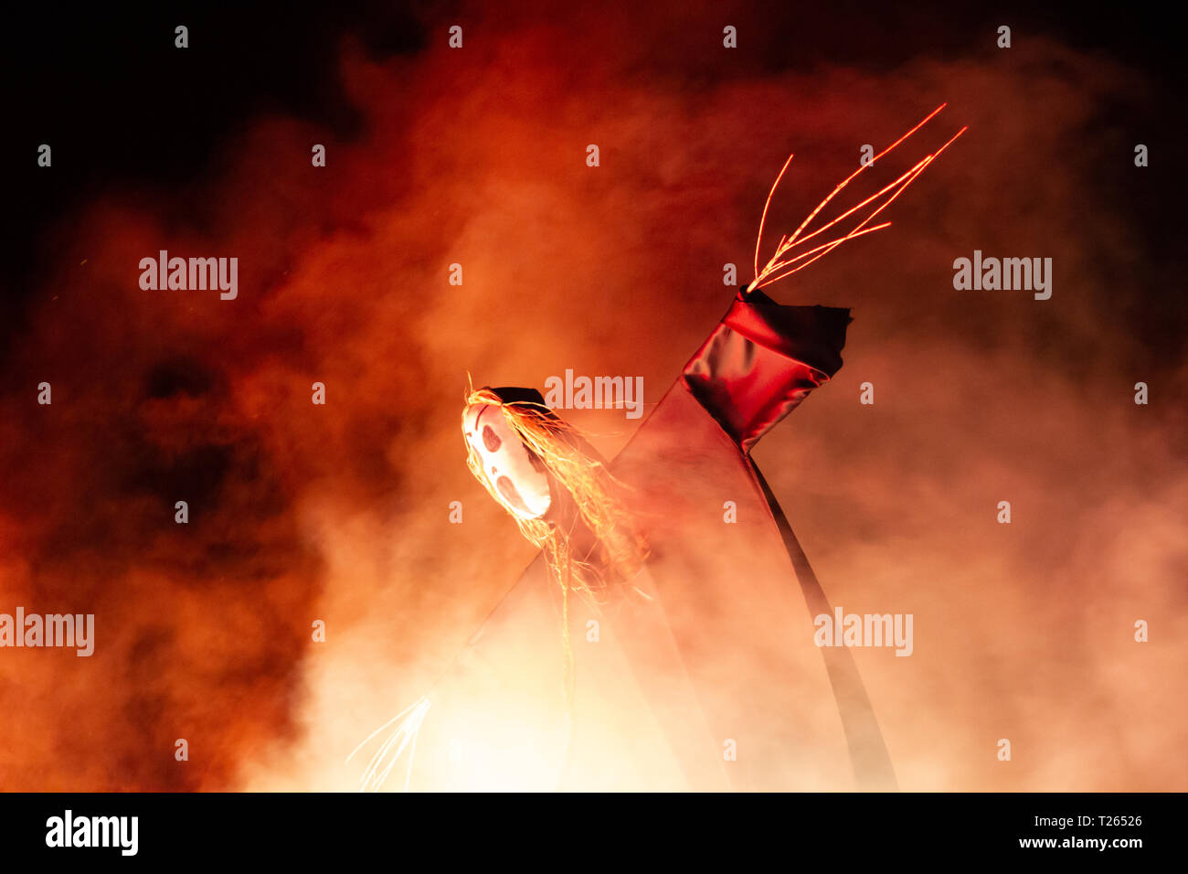 In Naxos island, Greece, during Carnival, takes place a great night ...