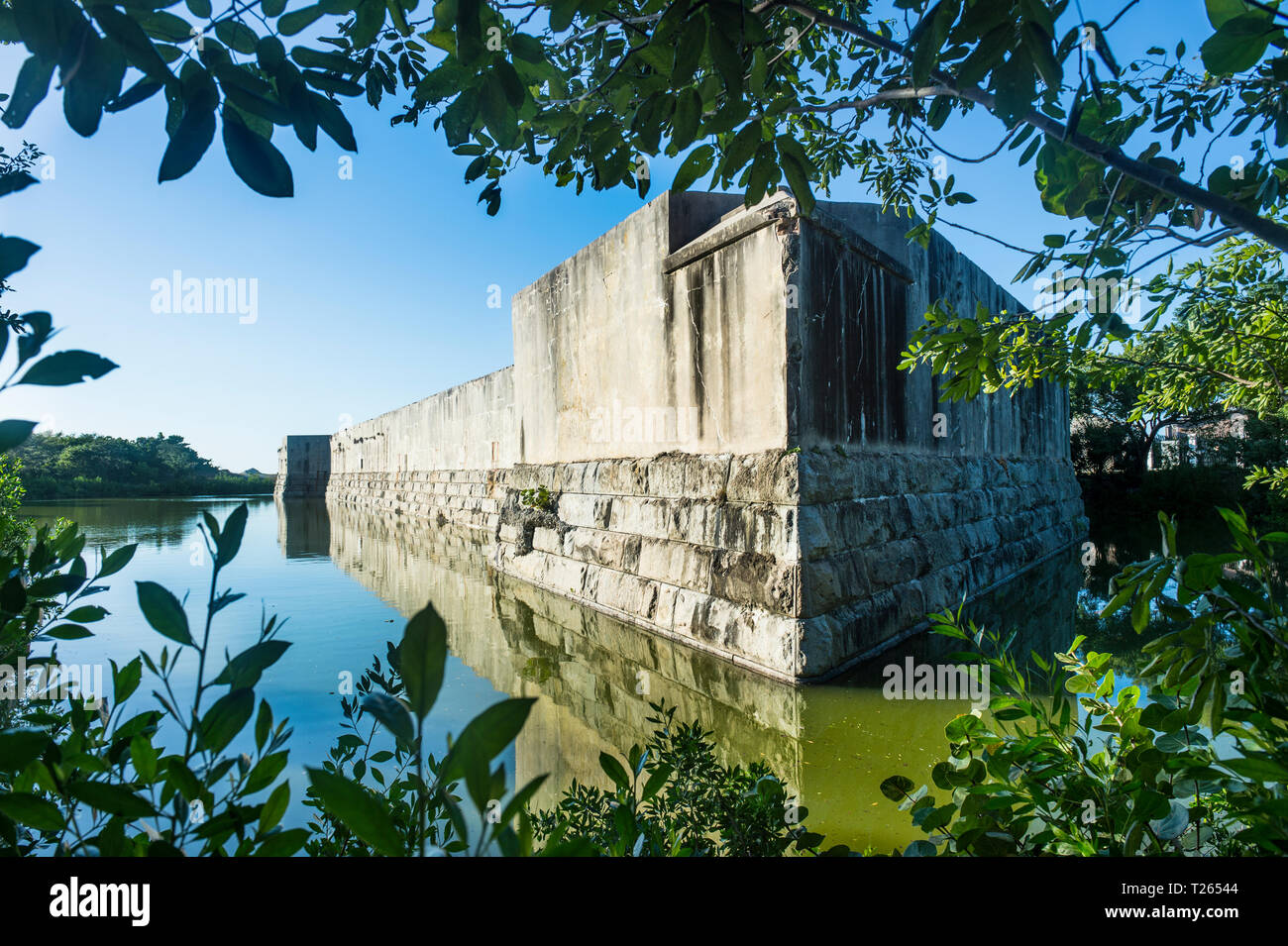 USA, Florida, Key West, Fort Zachary Taylor historic state park Stock ...