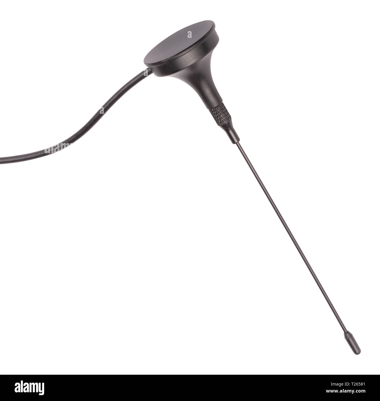 Black Antenna Isolated Stock Photo - Alamy