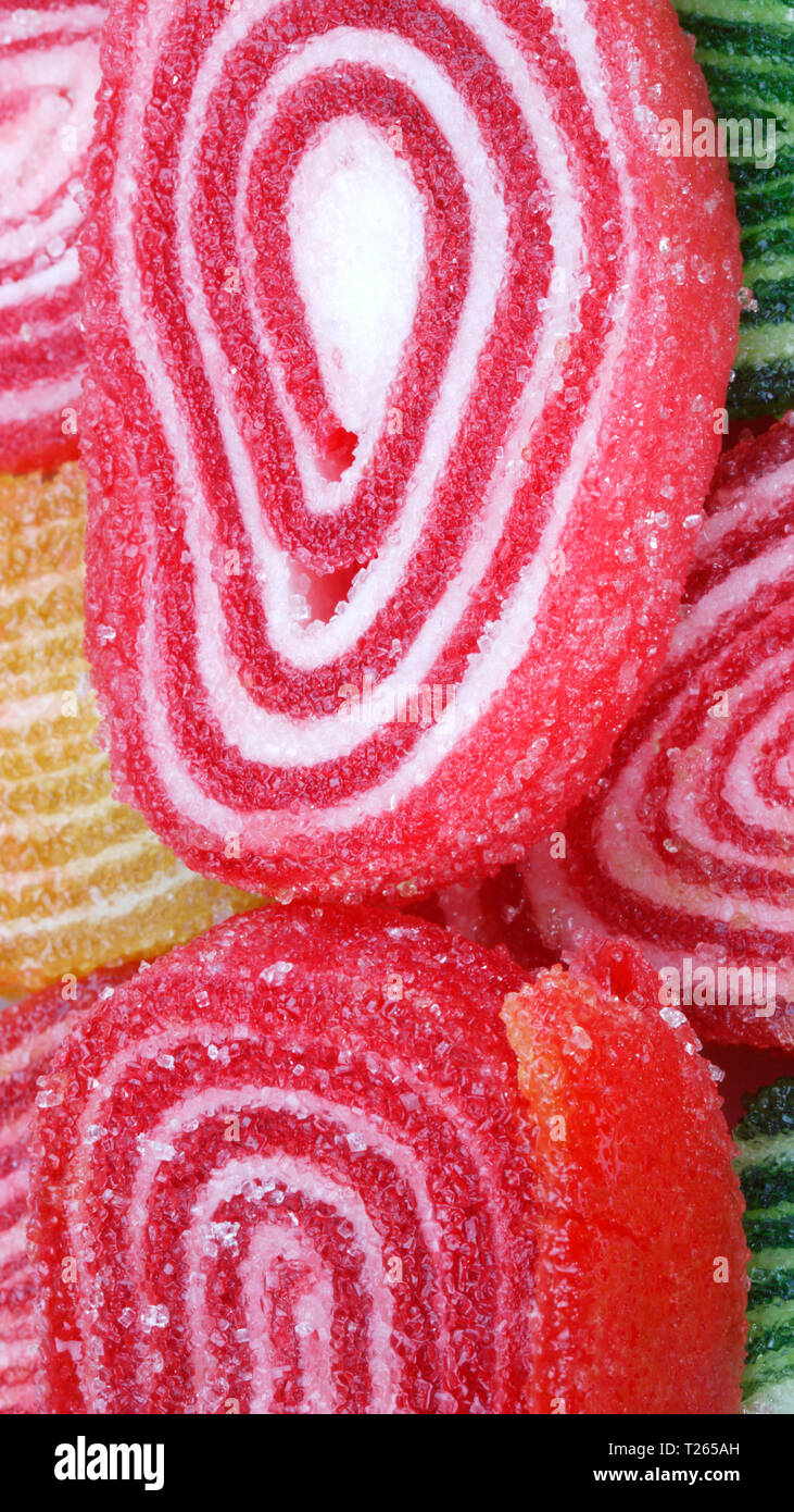 Multicolor Fruit Jelly Stock Photo - Alamy