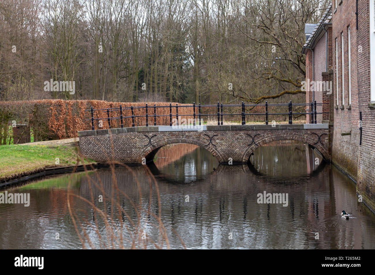 A bridge in Heeze castle ,Netherlands Stock Photo - Alamy