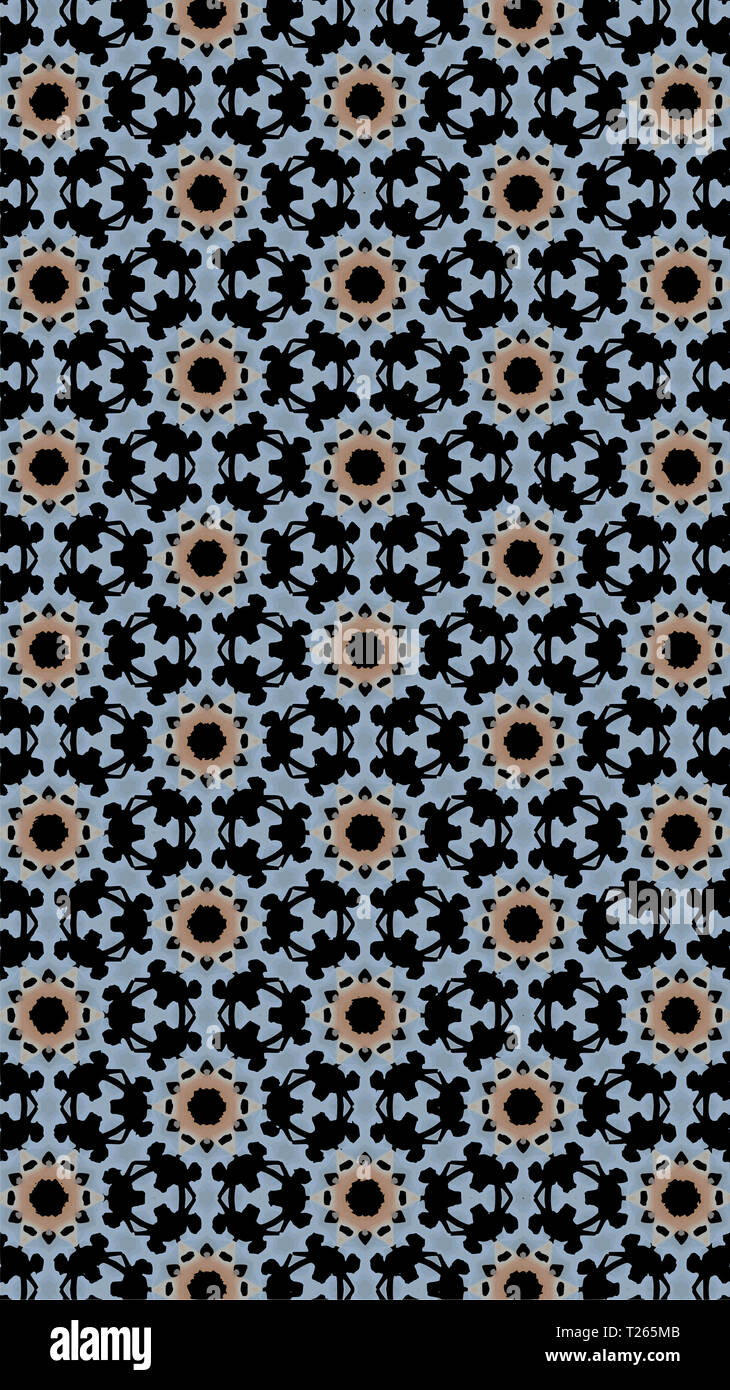 Ornate geometric pattern and abstract multicolored background Stock ...