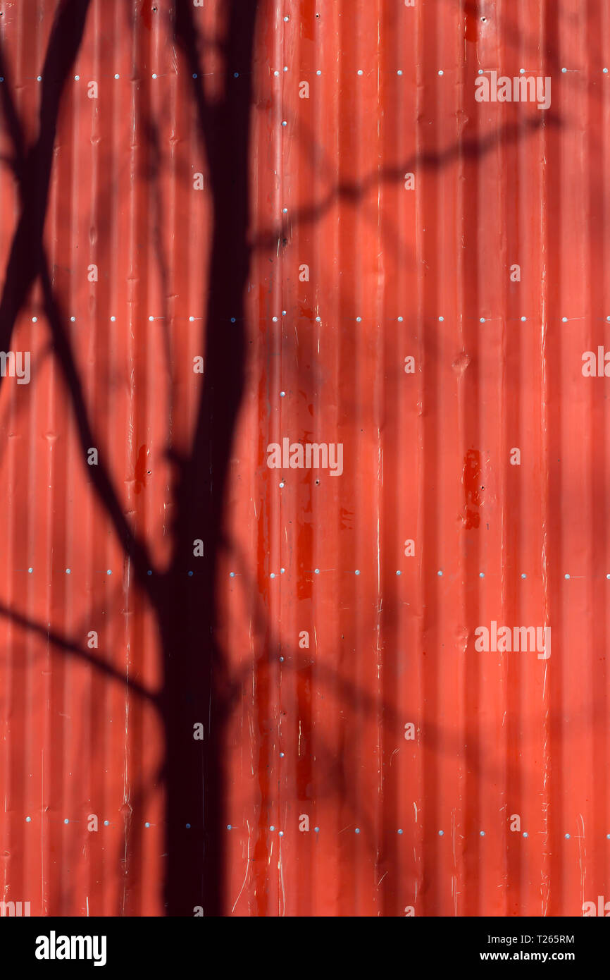 Red metal tile texture. The texture is red. Red wall Stock Photo - Alamy