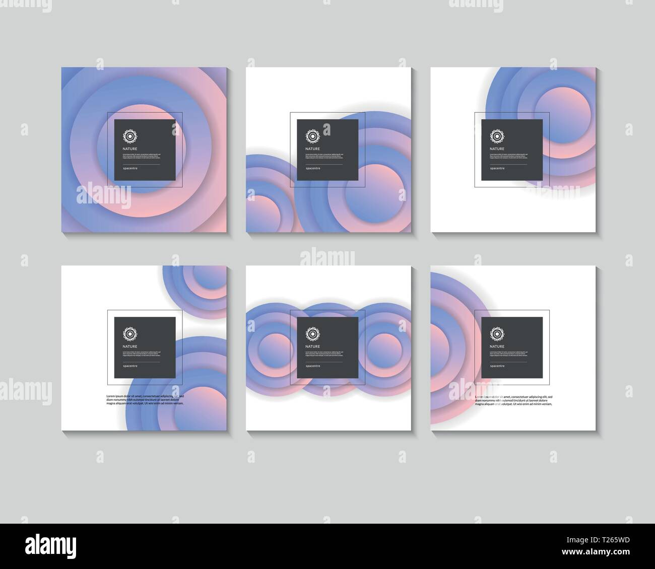 Abstract bright poster template. vector background Stock Vector Image ...