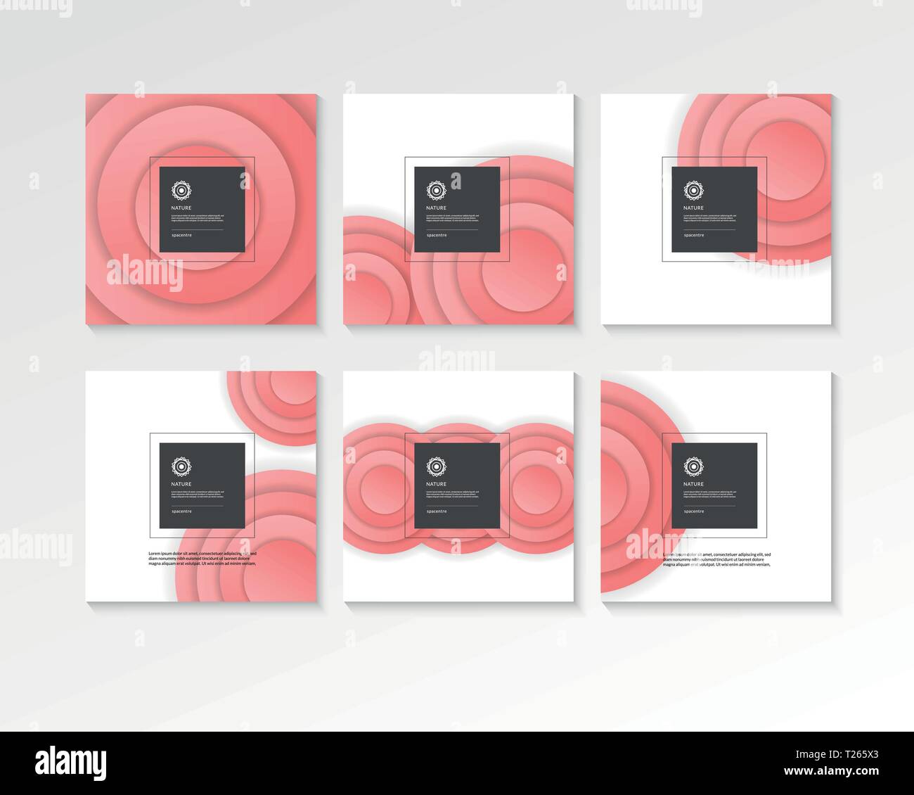 Abstract bright poster template. vector background Stock Vector Image ...