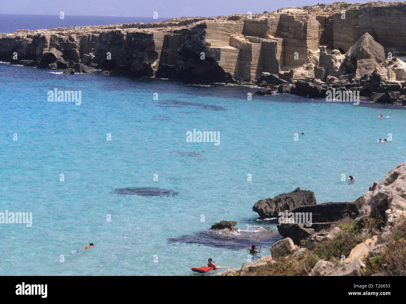 favignana island, cala rossa, egadi islands, messina province, sicilia ...