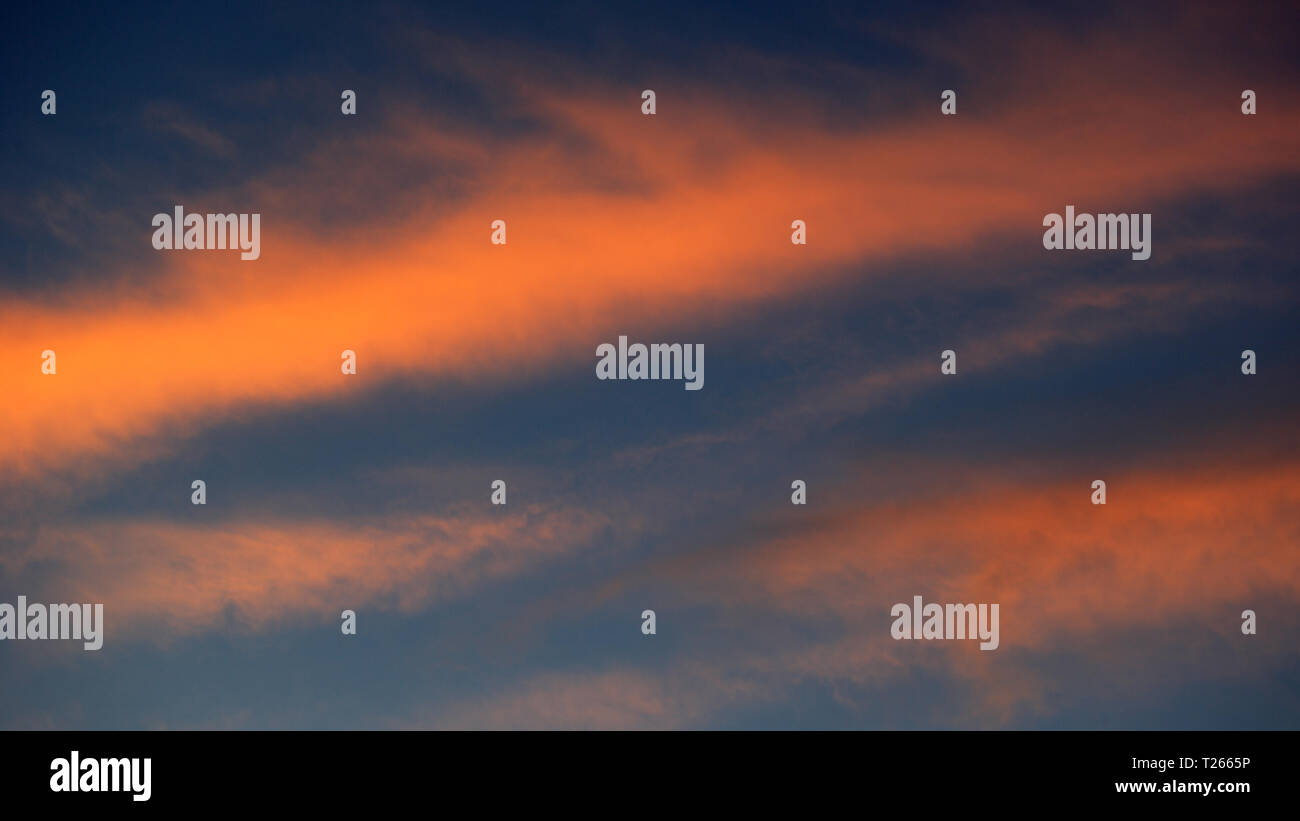 sunset sky at summer Stock Photo - Alamy