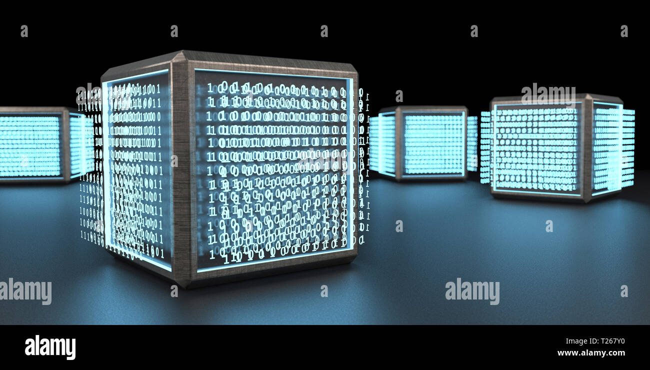 Digital cubic units codes hi-res stock photography and images - Alamy