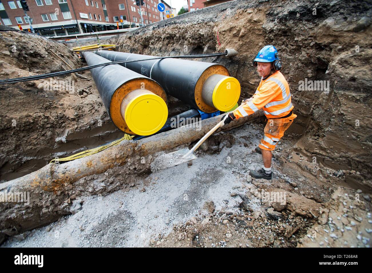 Fjärrvärme. District heating (also known as heat networks or ...