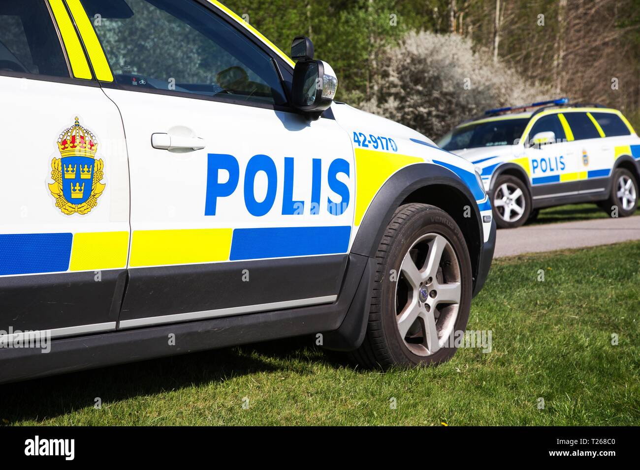 Volvo police cars hi-res stock photography and images - Alamy