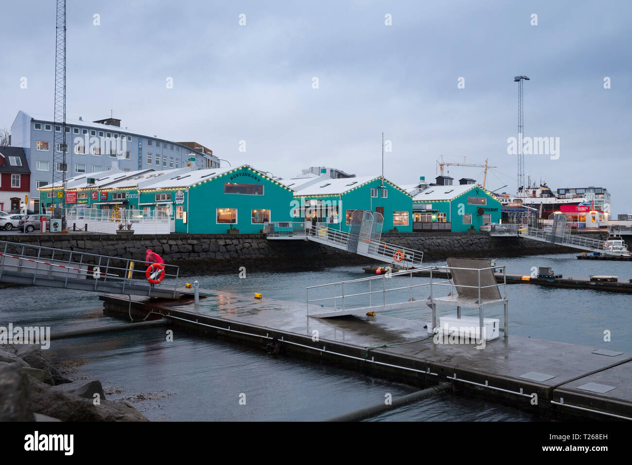 Iceland, Reykjavik, old harbour Stock Photo - Alamy