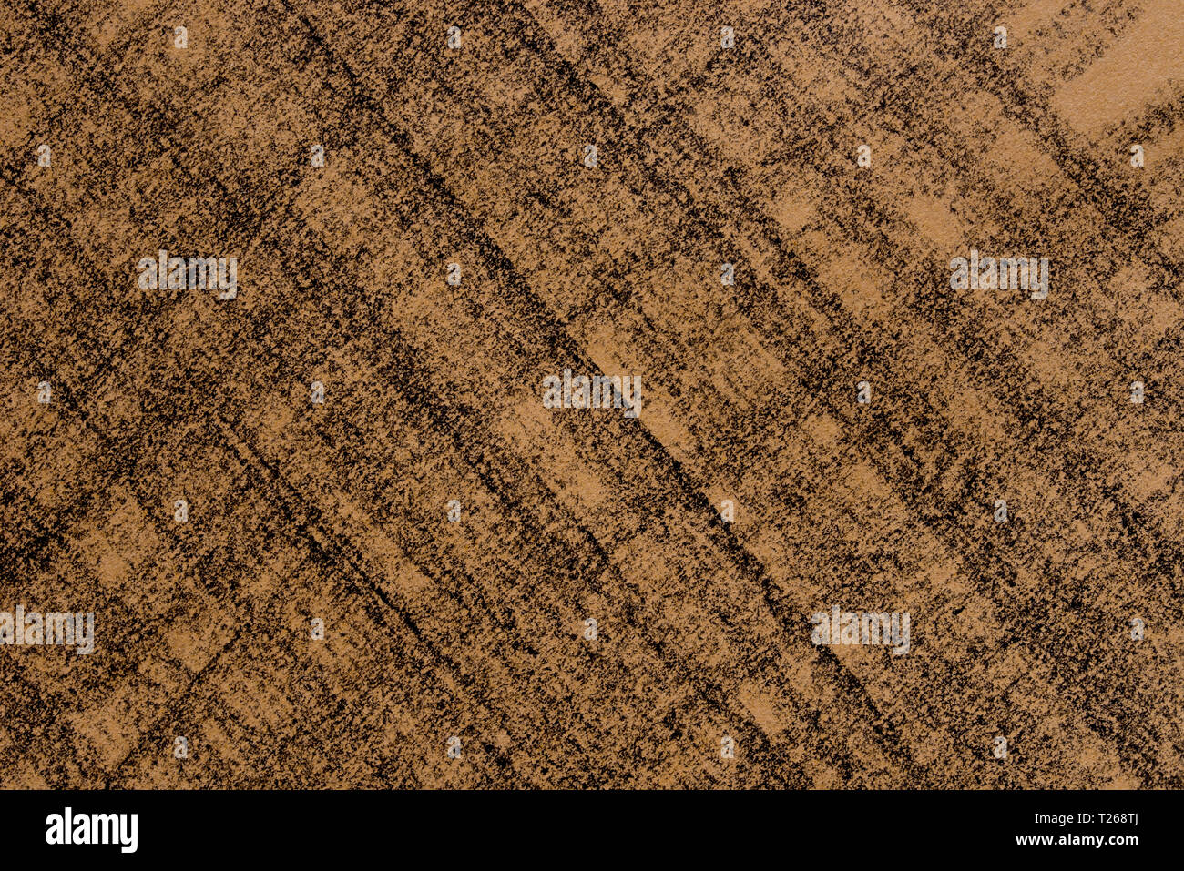black crayon lines on brown color paper background texture Stock Photo ...