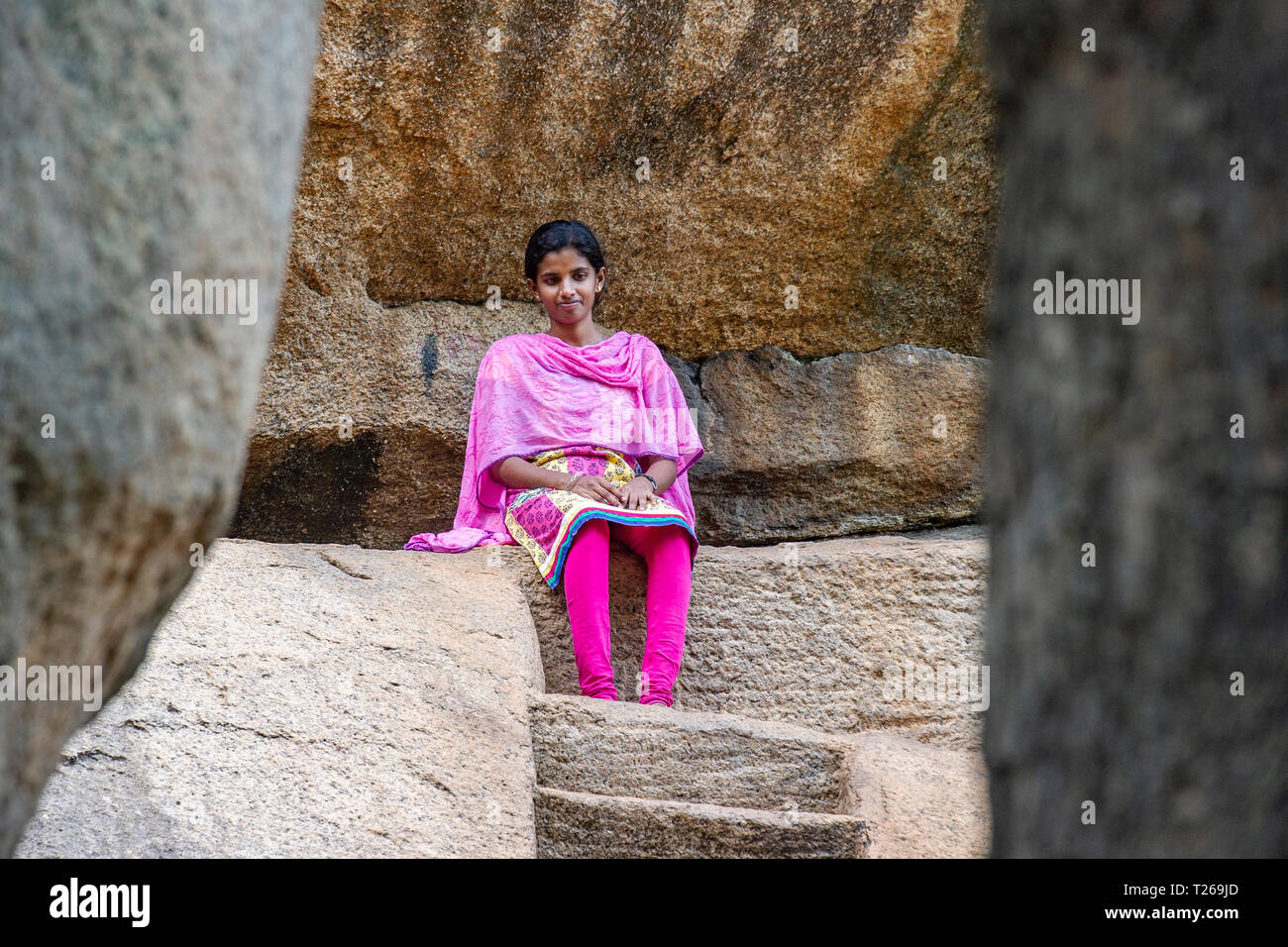 Pretty tamil girl hi-res stock photography and images - Alamy