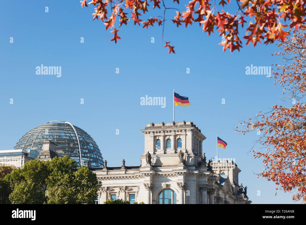 Reichstag building with dome hi-res stock photography and images - Alamy