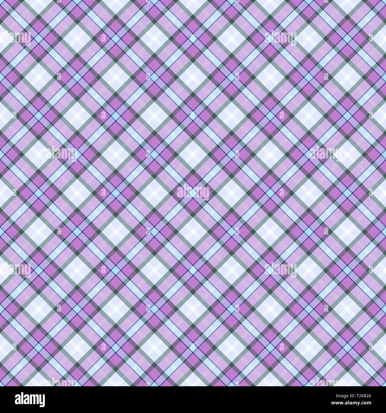 Seamless wall-paper plaid, lilac. A classical pattern with rhombuses, a ...