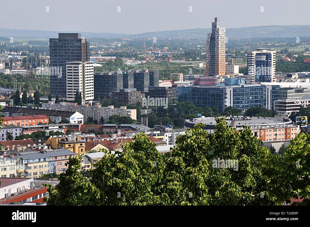 panoramic view, city Brno, Czech republic, Europe Stock Photo - Alamy