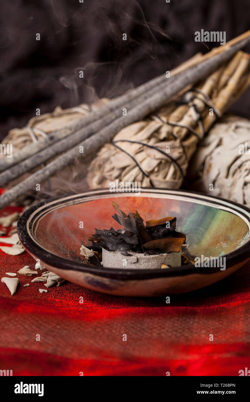 Incense of Salvia Apiana (White sage, sacred sage, bee sage, california ...