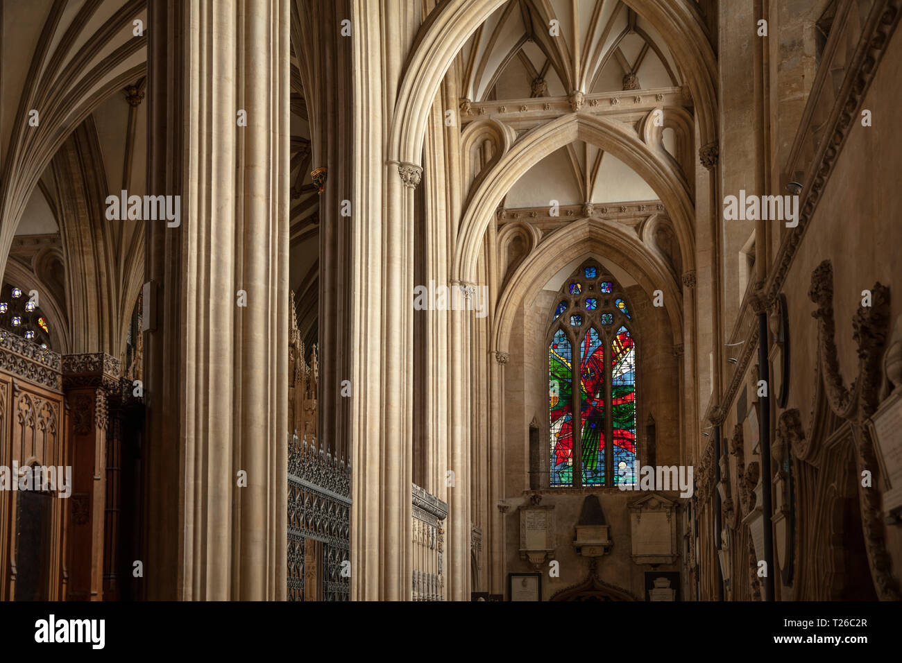 Bristol cathedral uk interior gothic hi-res stock photography and ...