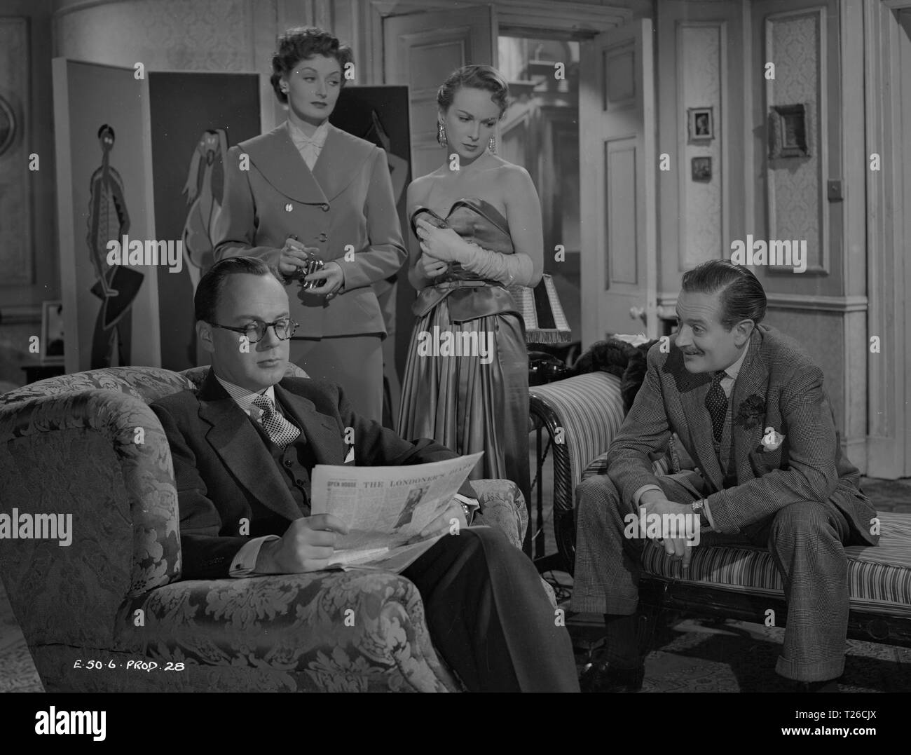 Young Wives Tale (1951) Derek Farr, Helen Cherry, Joan Greenwood, Guy ...