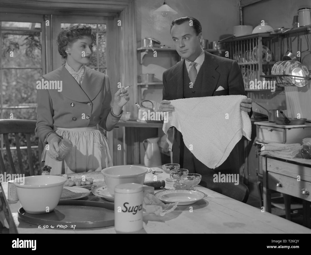 Young Wives Tale (1951) Derek Farr, Helen Cherry, Date: 1951 Stock ...