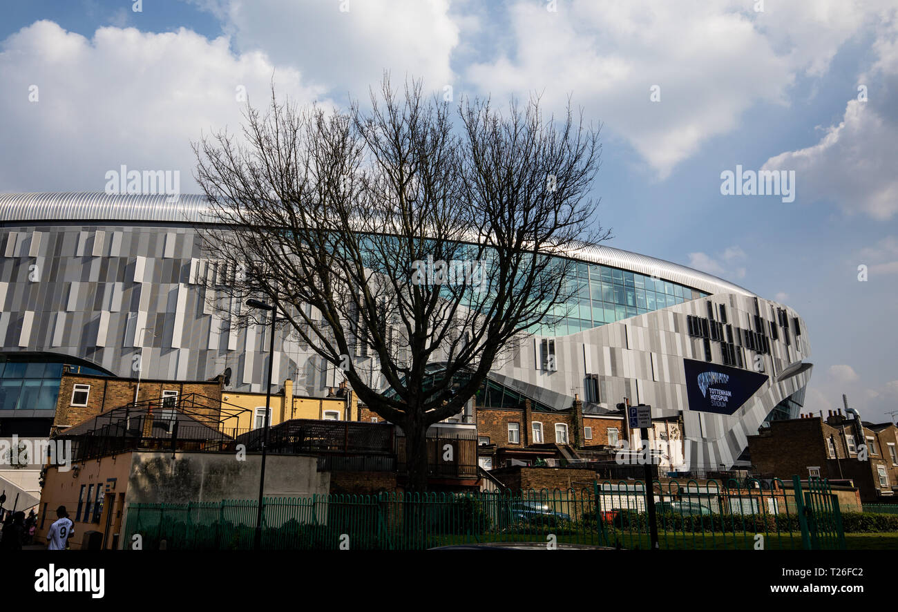 General view of ground outside before the legends test event match at ...