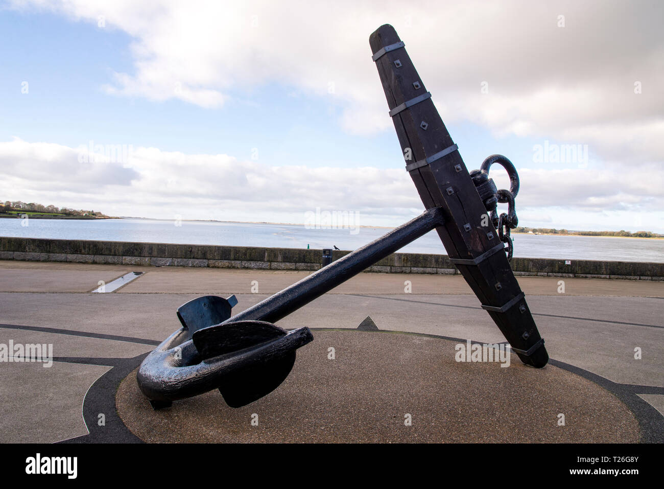 Caernarfon - Victoria Dock. 5 ton Admiralty Pattern Anchor from HMS ...