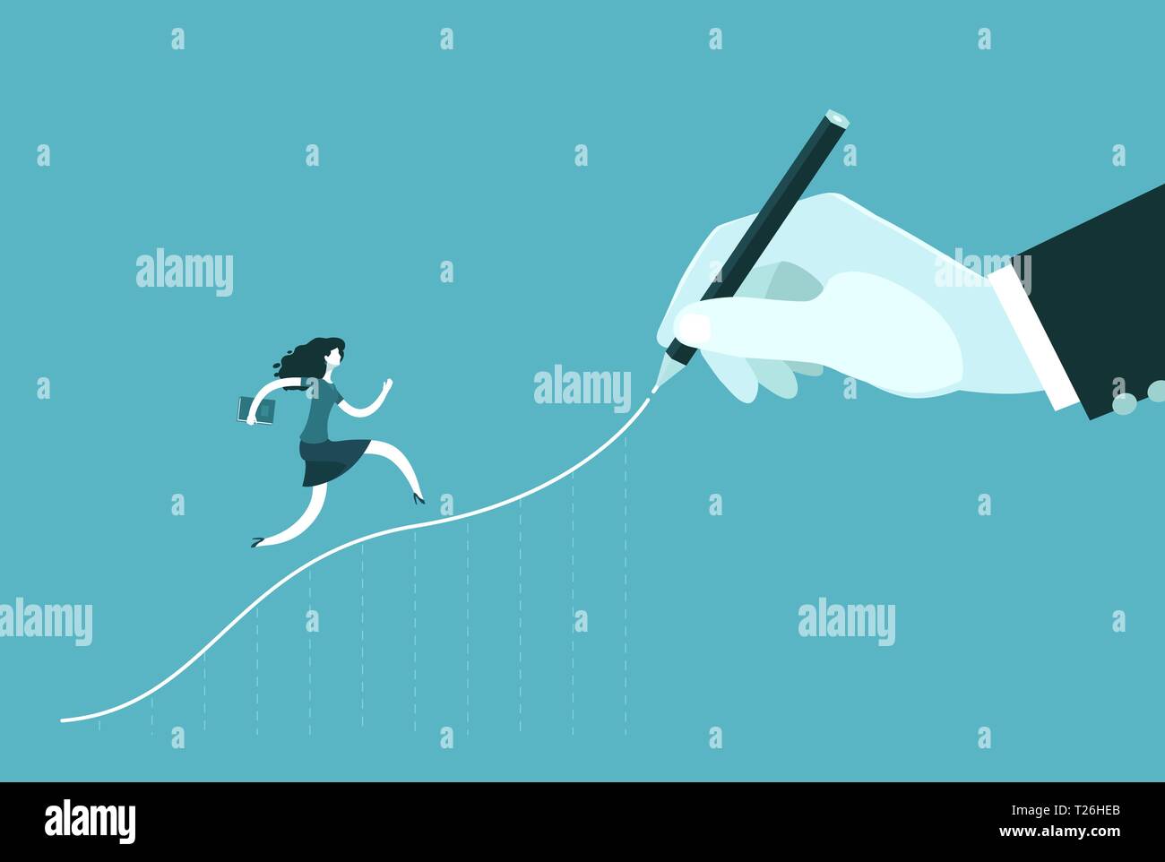 Business design concept woman Stock Vector Images - Alamy