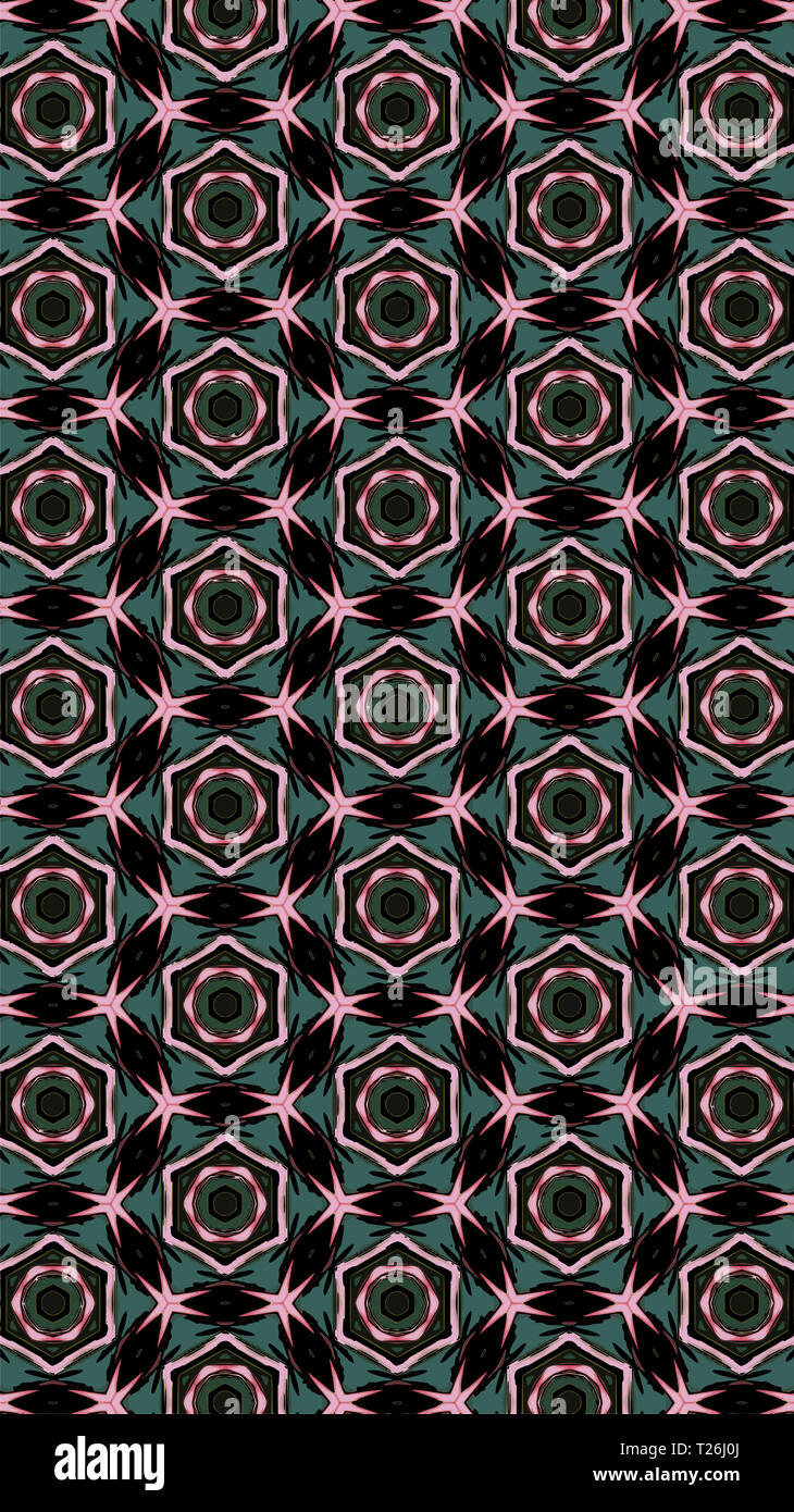 Ornate geometric pattern and abstract multicolored background Stock ...