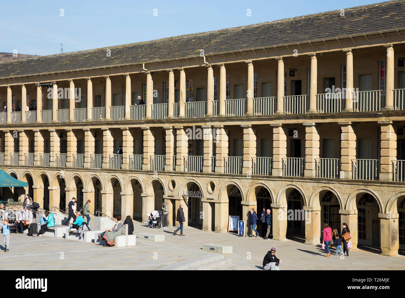 Colonnade / colonnades / balcony / balconies – east wall – of The Piece ...
