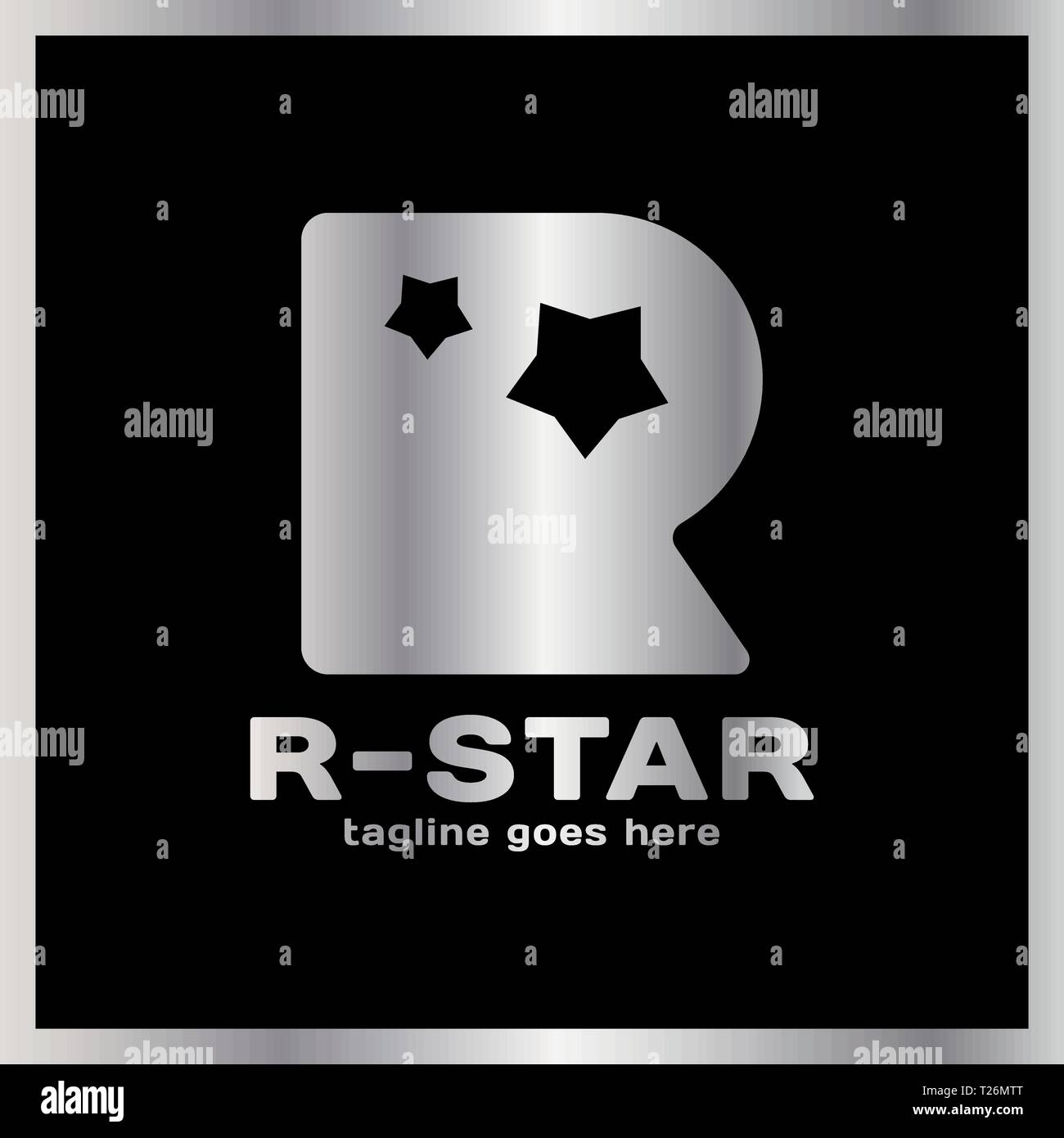 R star logo hi-res stock photography and images - Alamy