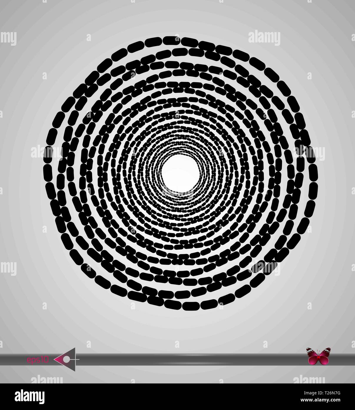 Vector, abstract rotation detail, pattern, symmetric, round pattern for ...