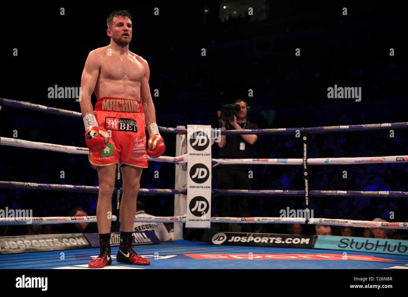 Anthony Fowler competes in the WBA International Super-Welterweight ...