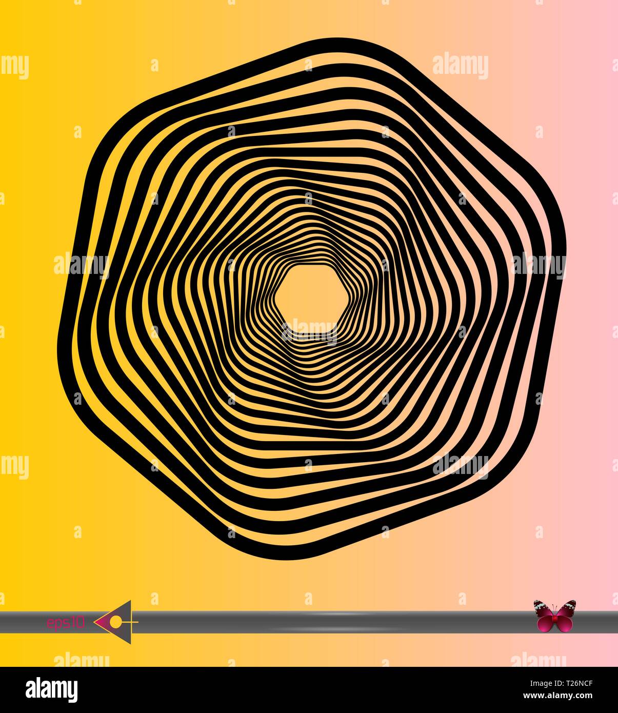 Vector, abstract rotation detail, pattern, symmetric, round pattern for ...