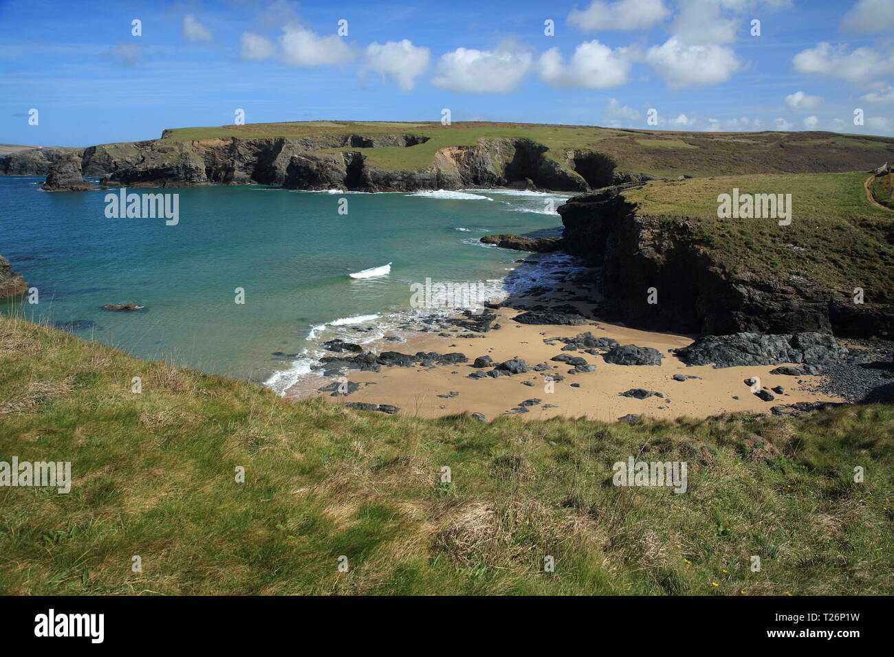 Porthcothan bay, North Cornwall, England, UK Stock Photo - Alamy