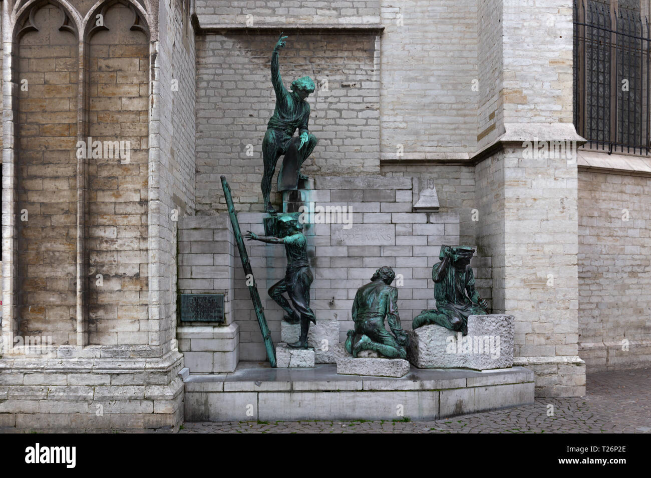 The Antwerp Cathedral is located in Antwerp, Belgium, is dedicated to ...