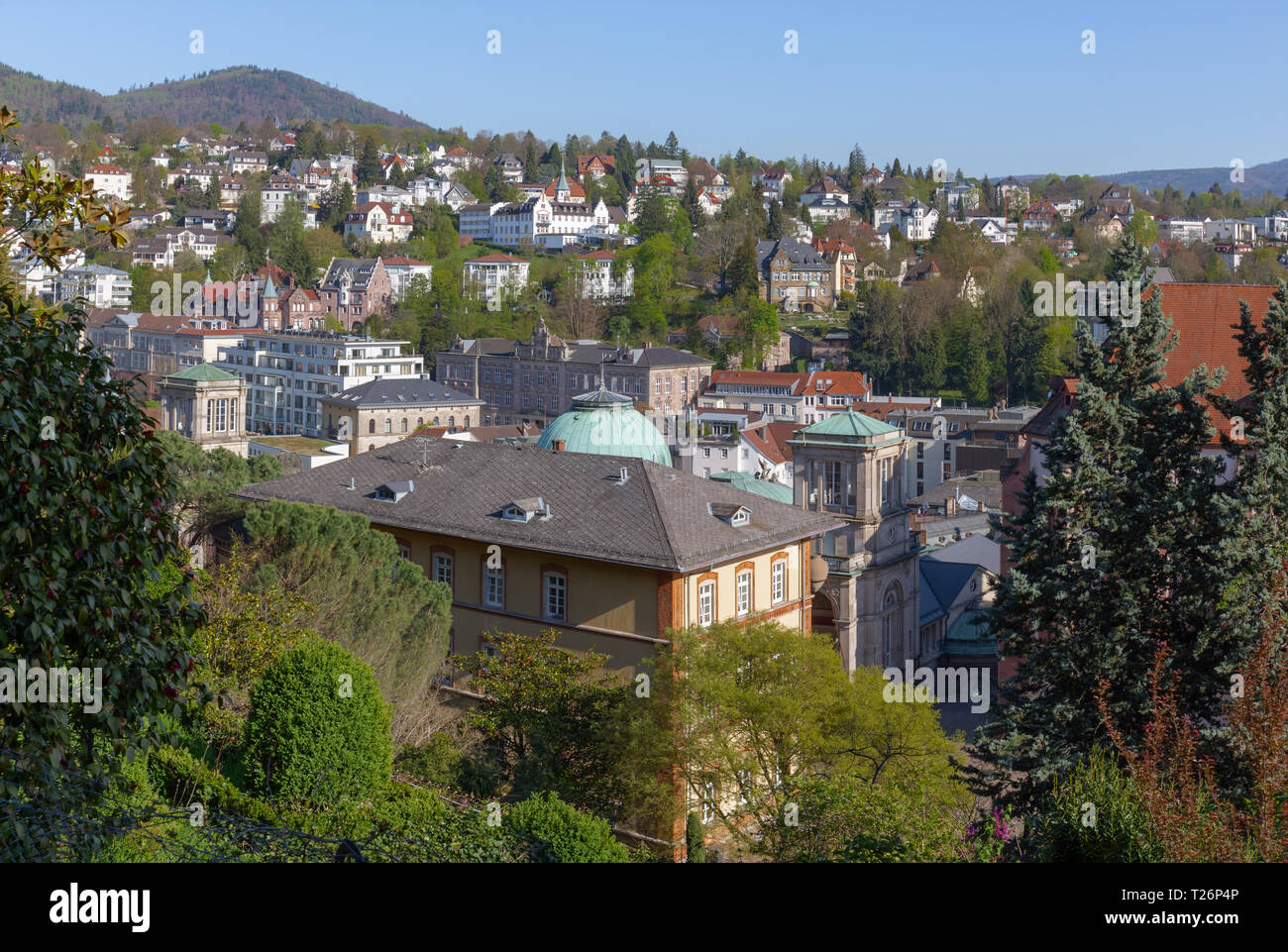 Baden-Baden is a spa town in the Black Forest, southwest of Germany and ...