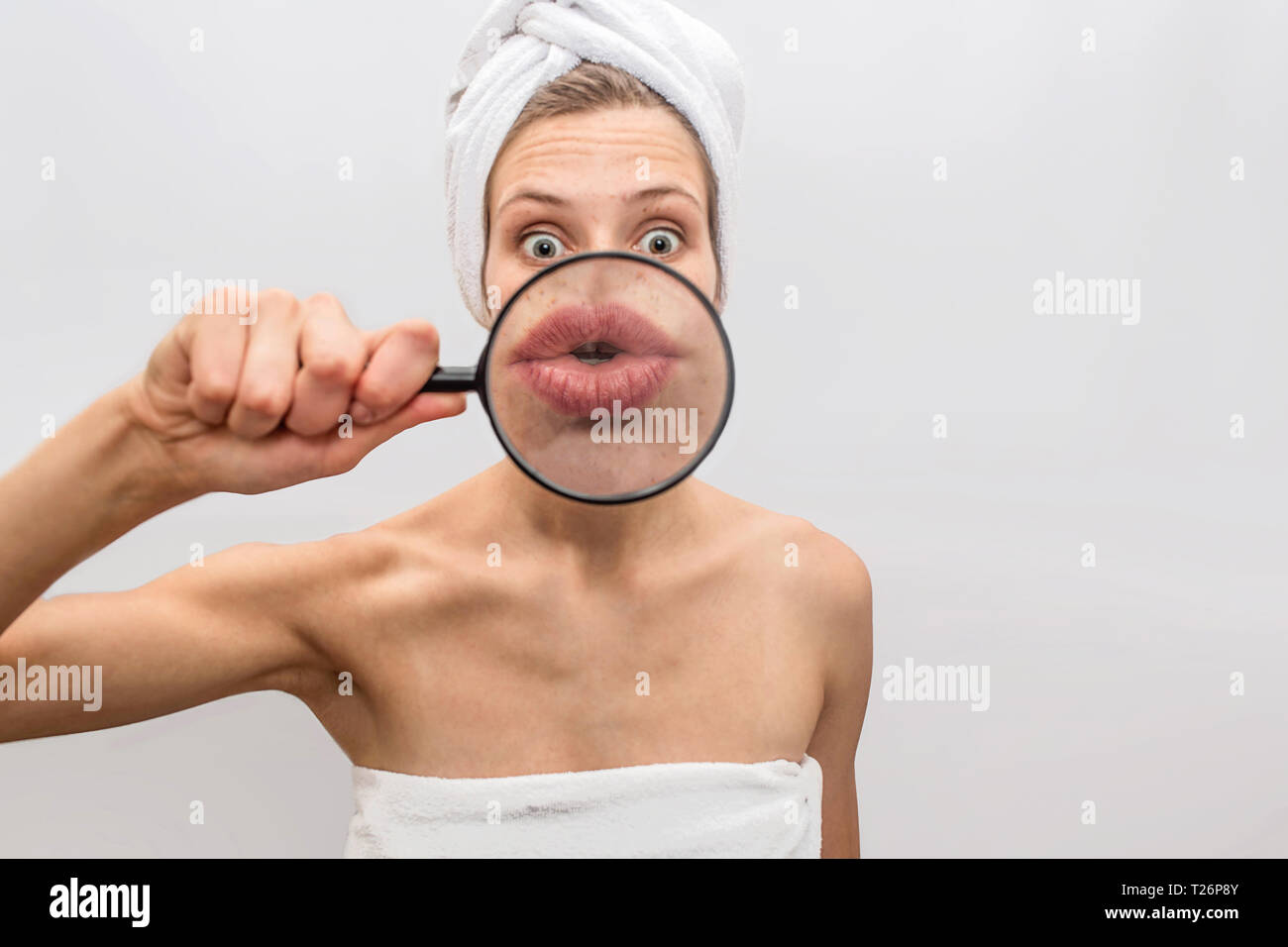 Big lips hi-res stock photography and images - Alamy