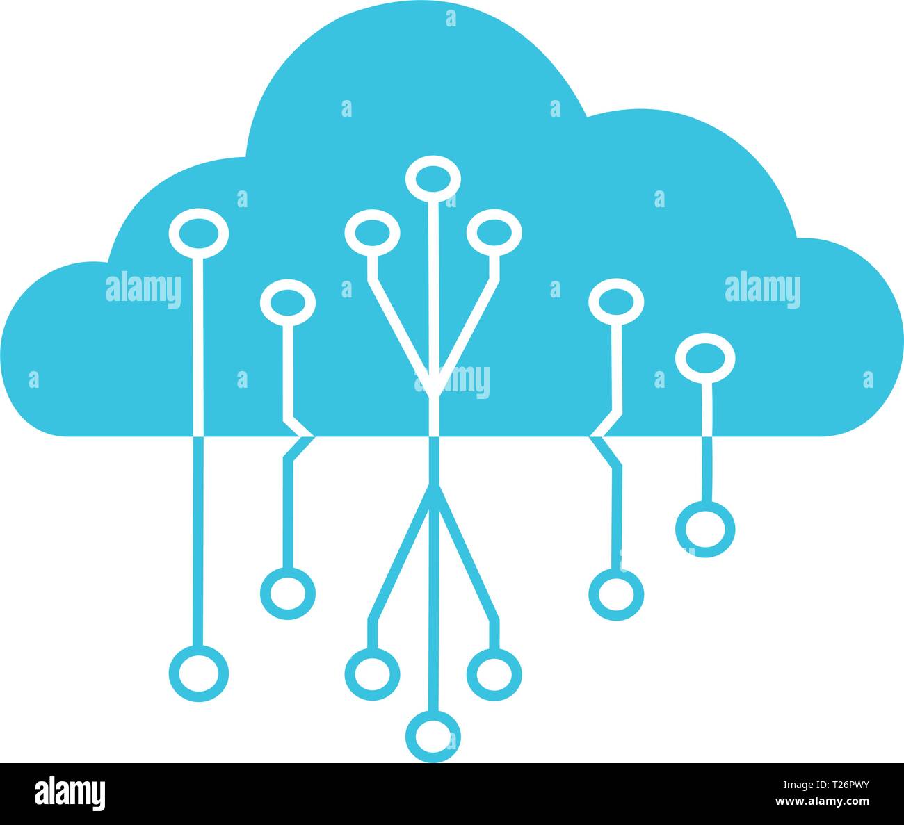 Social cloud computing image Stock Vector Images - Alamy