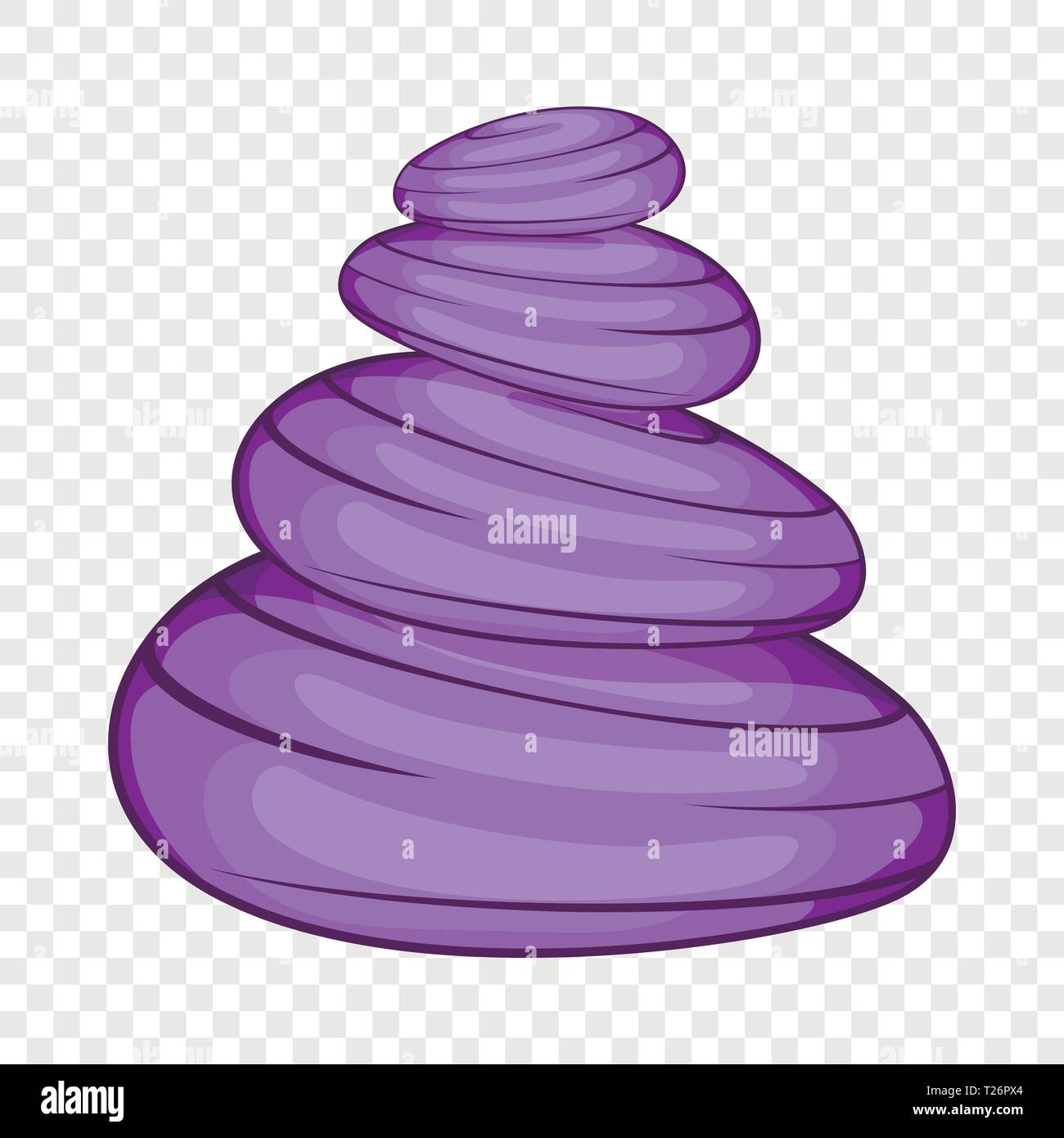 Zen basalt stones icon, cartoon style Stock Vector Image & Art - Alamy