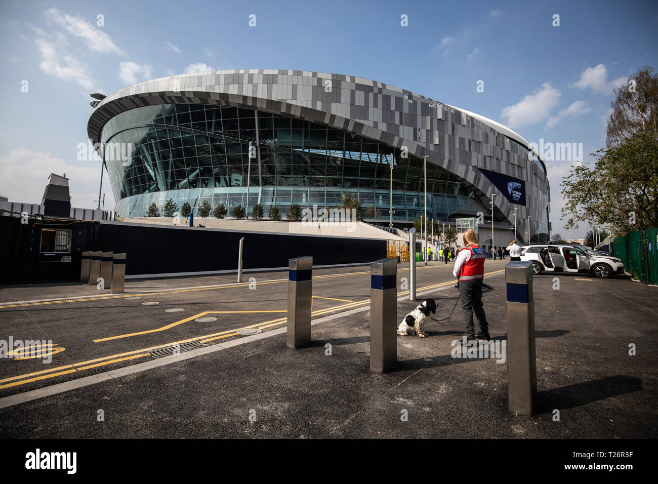 General view of ground outside before the legends test event match at ...