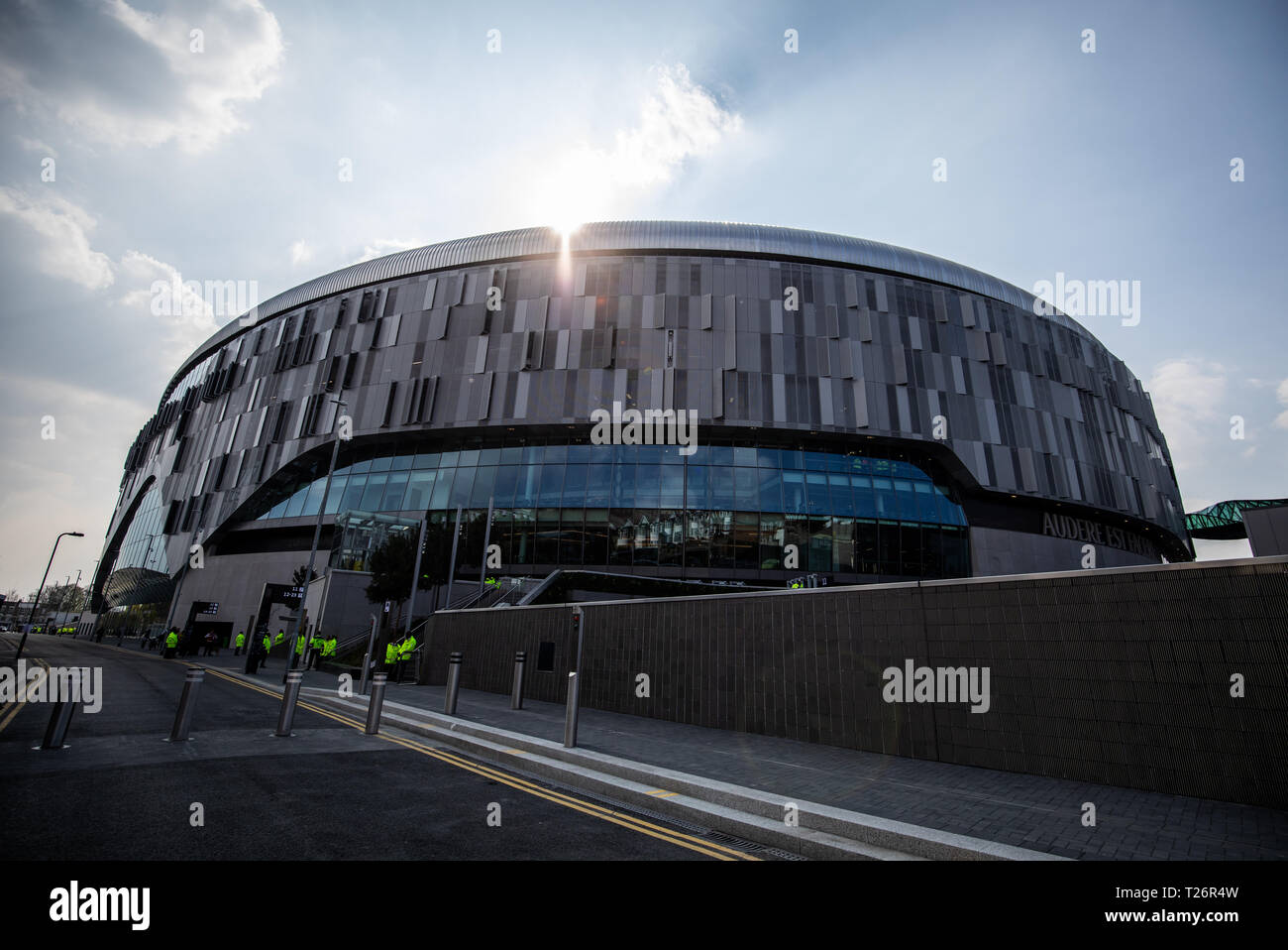 General view of ground outside before the legends test event match at ...