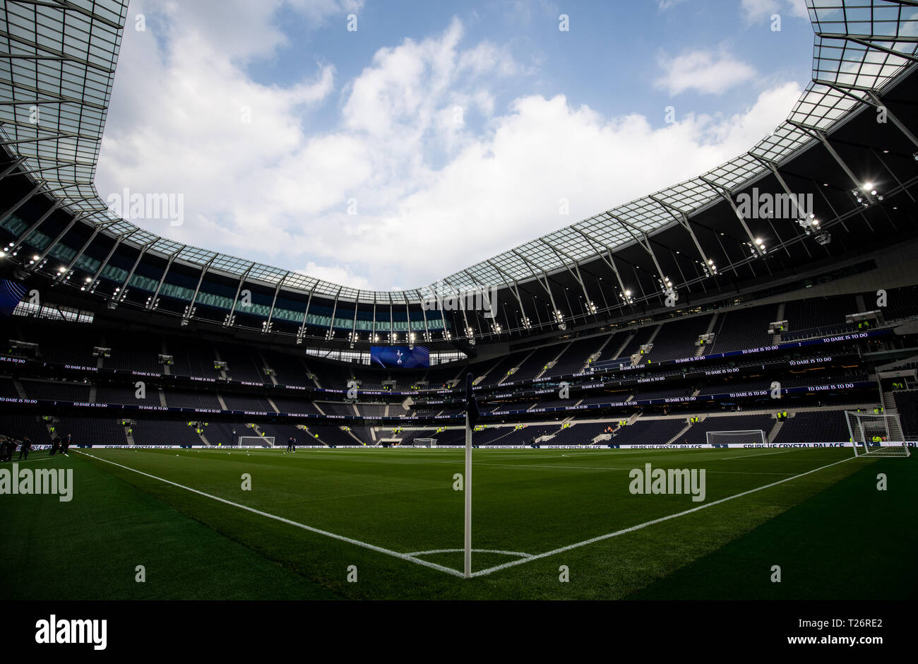 General view of ground inside before the legends test event match at ...