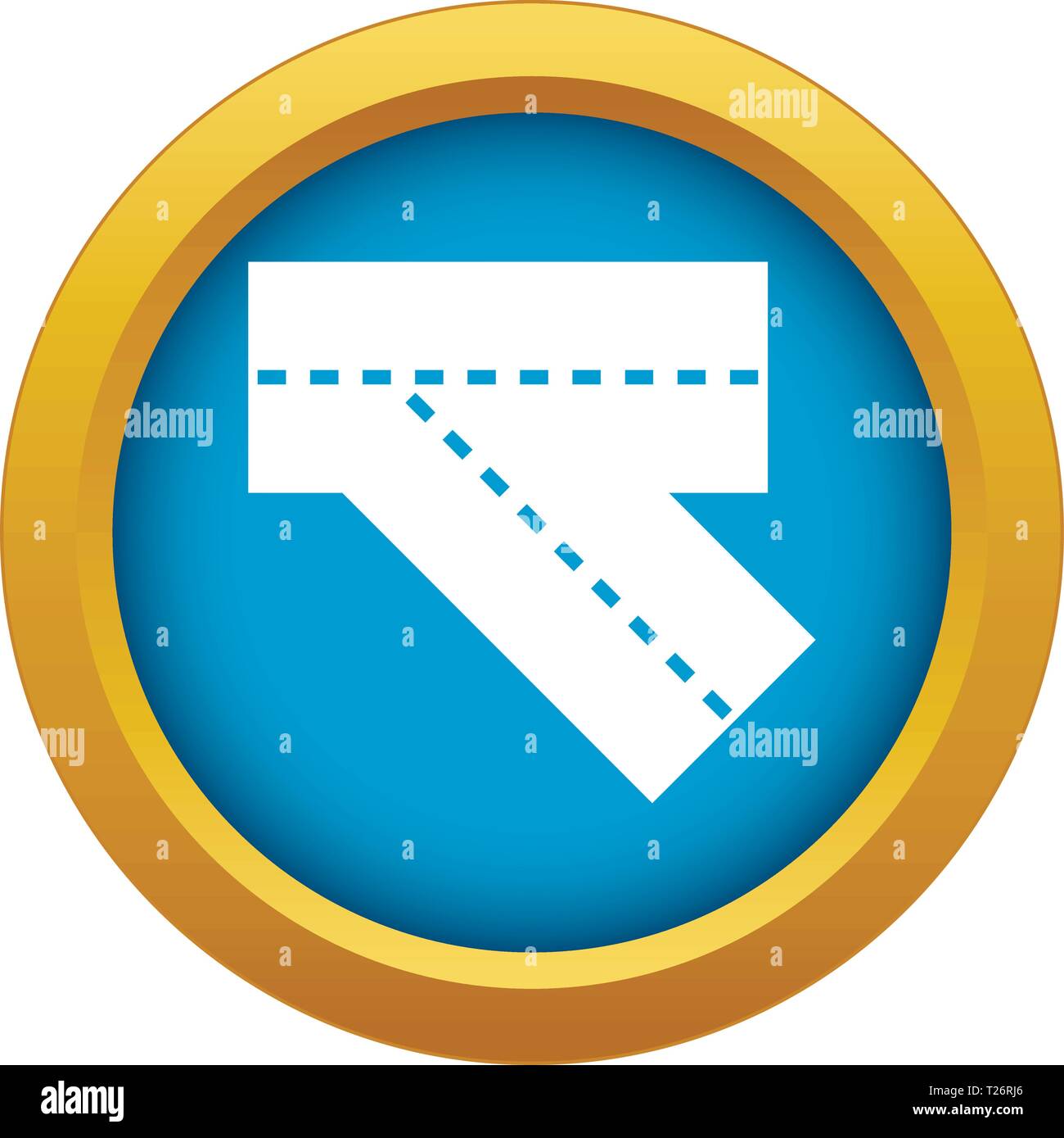 Roadside turning Stock Vector Images - Alamy