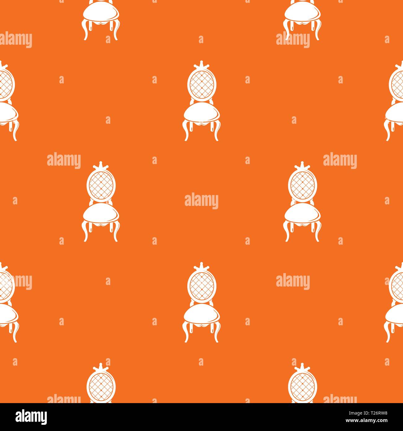 Throne pattern vector orange Stock Vector Image & Art - Alamy
