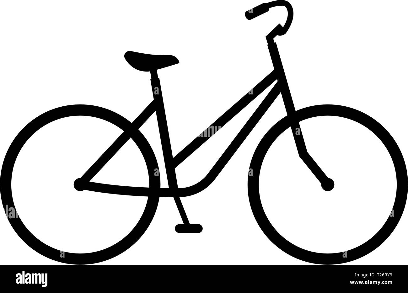 side view of a bike Stock Vector Image & Art - Alamy