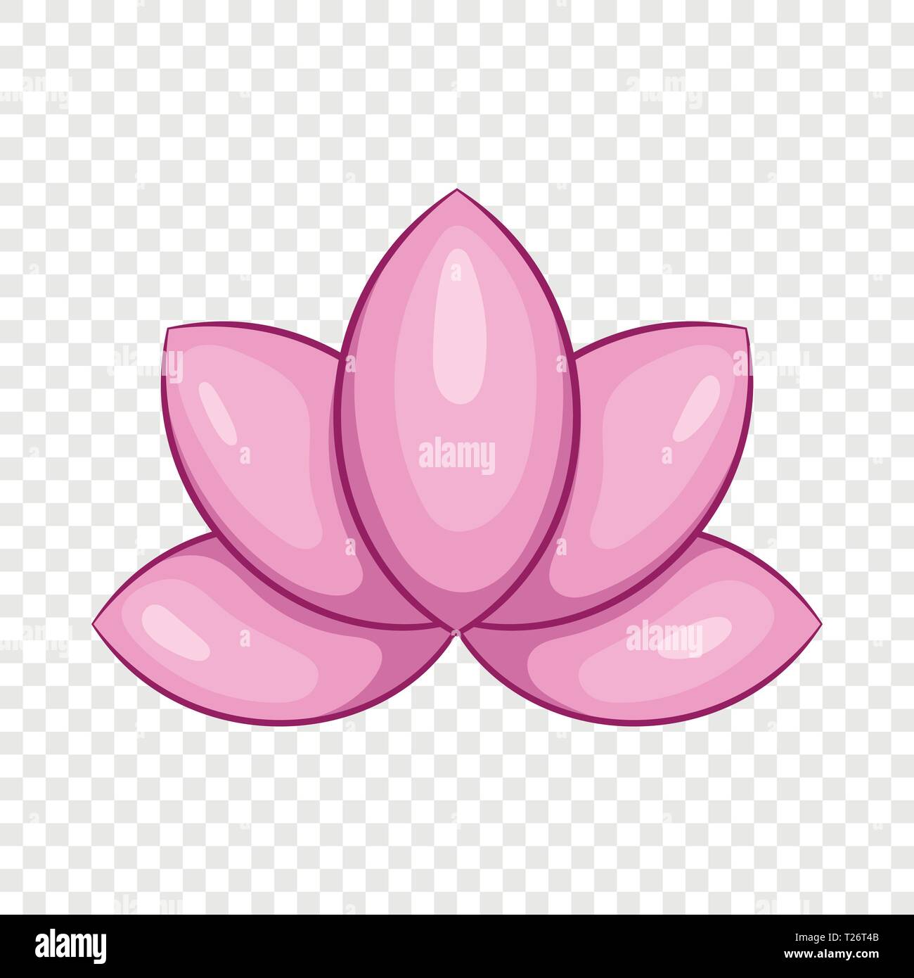 Lotus flower icon, cartoon style Stock Vector Image & Art - Alamy