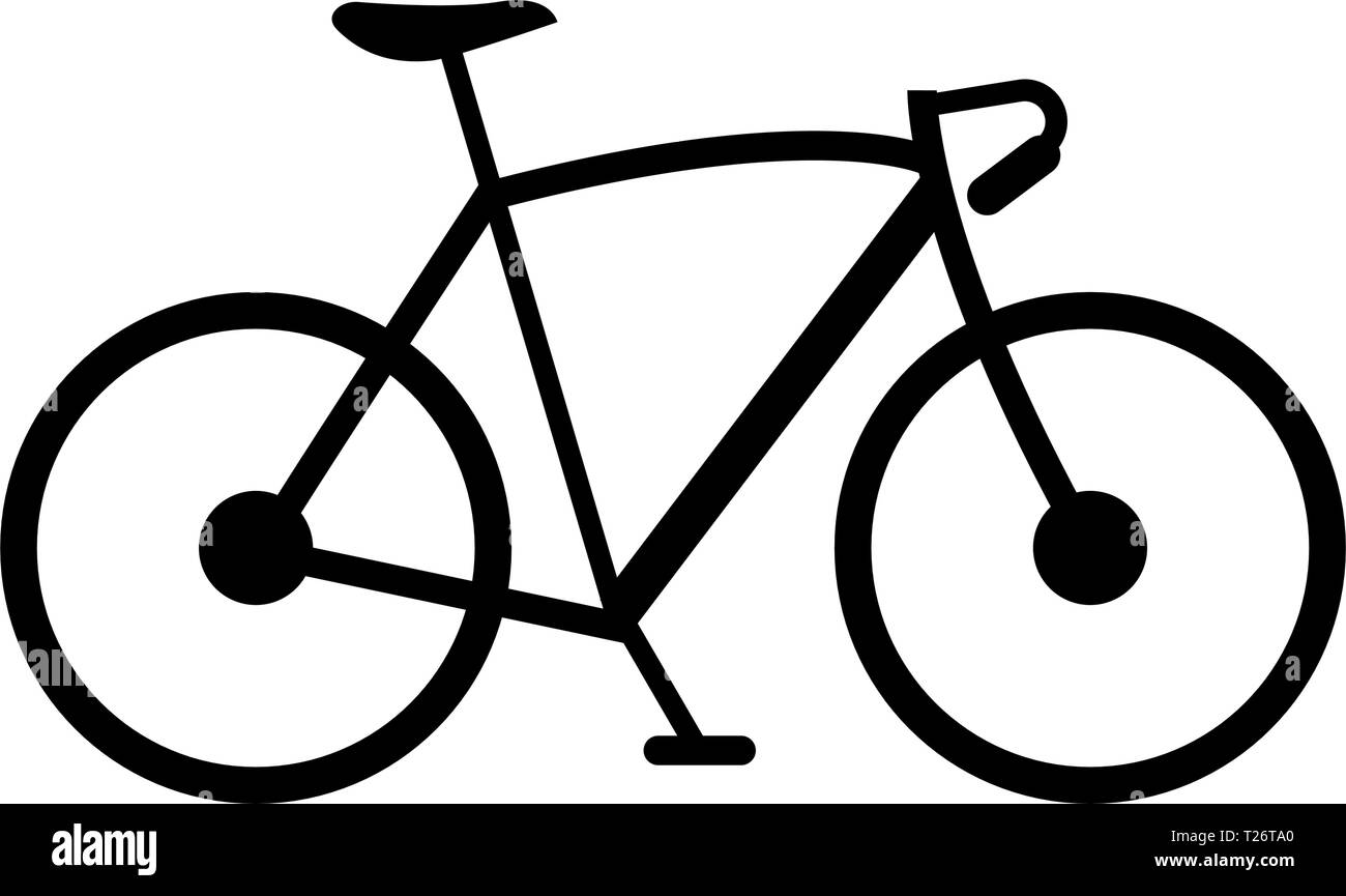 Side view mountain bike Black and White Stock Photos & Images - Alamy